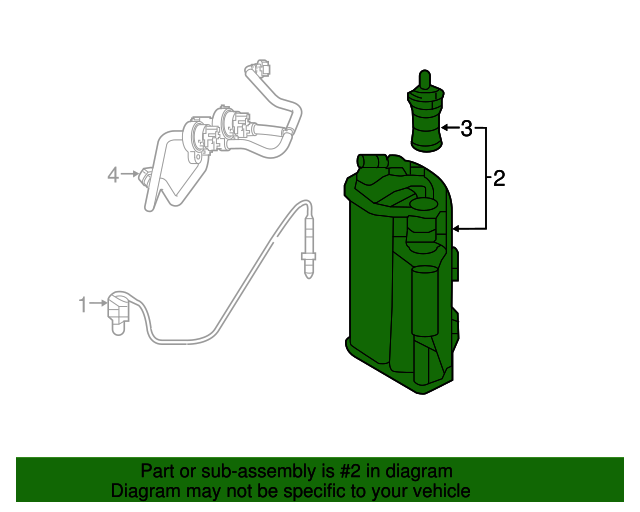 205-470-04-59 - Vapor Canister 2016-2020 Mercedes-Benz | Mercedes-Benz ...