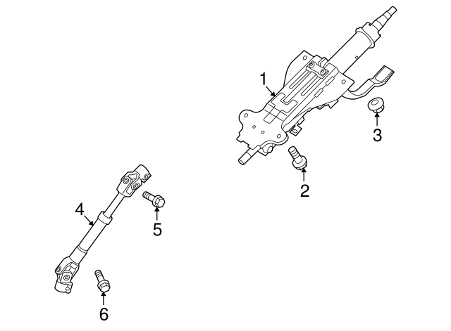 56310-1M650AS1 - Steering Column 2010-2013 Kia | Kia.Parts Store