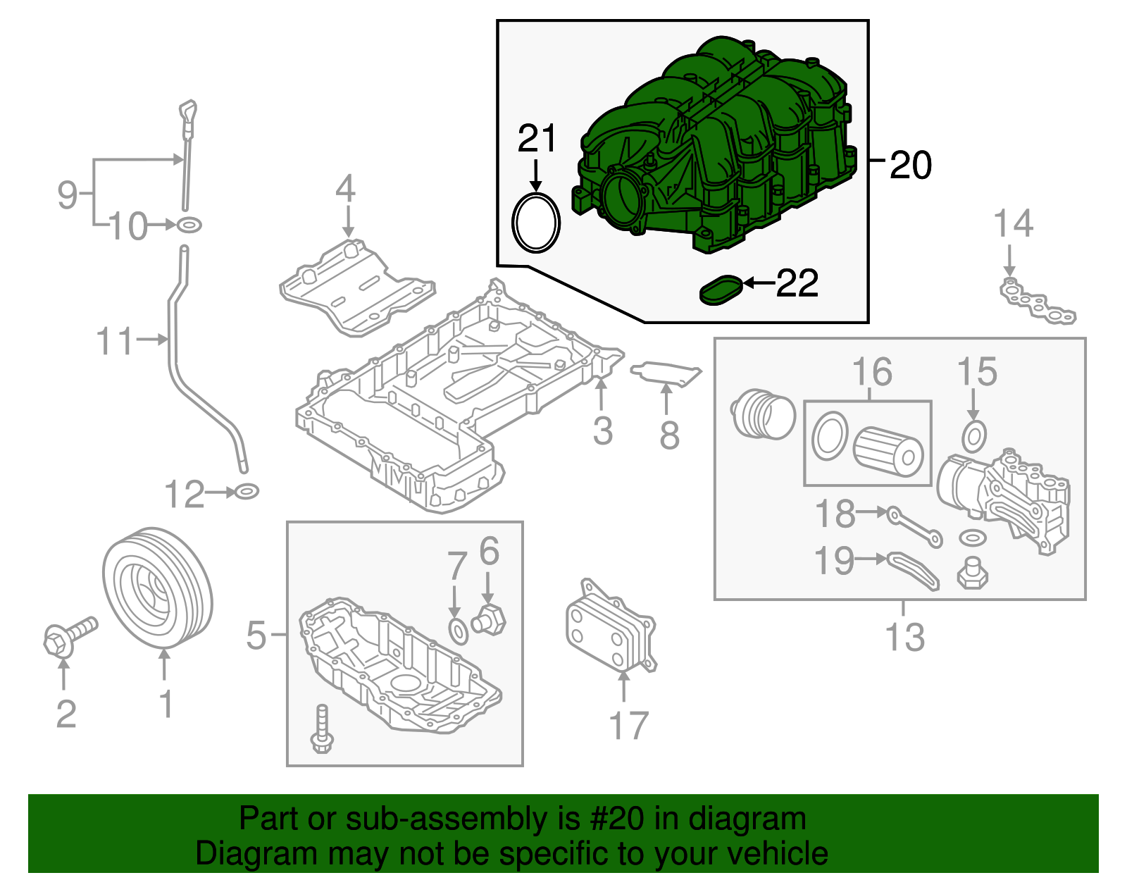 2015-2022 Hyundai Intake Manifold 28310-3F500 | Retail Performance Auto ...