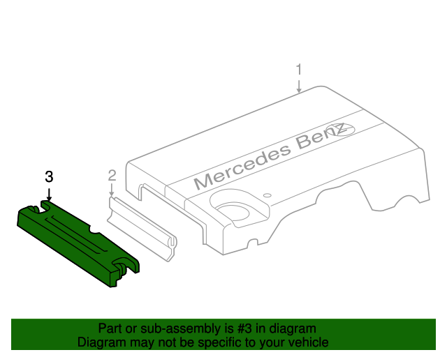 271-016-00-24 - Front Cover 2003-2005 Mercedes-Benz C 230 | Mercedes ...