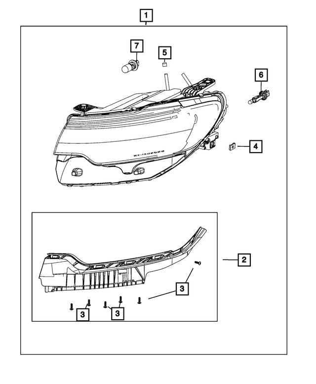 2022 Jeep Compass Fascia Bracket Kit, Left 68542245AA | Mopar Estores