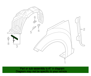 Hyundai - 86817-2V000 - Deflector - 2012-2013 Hyundai Veloster | OEM ...