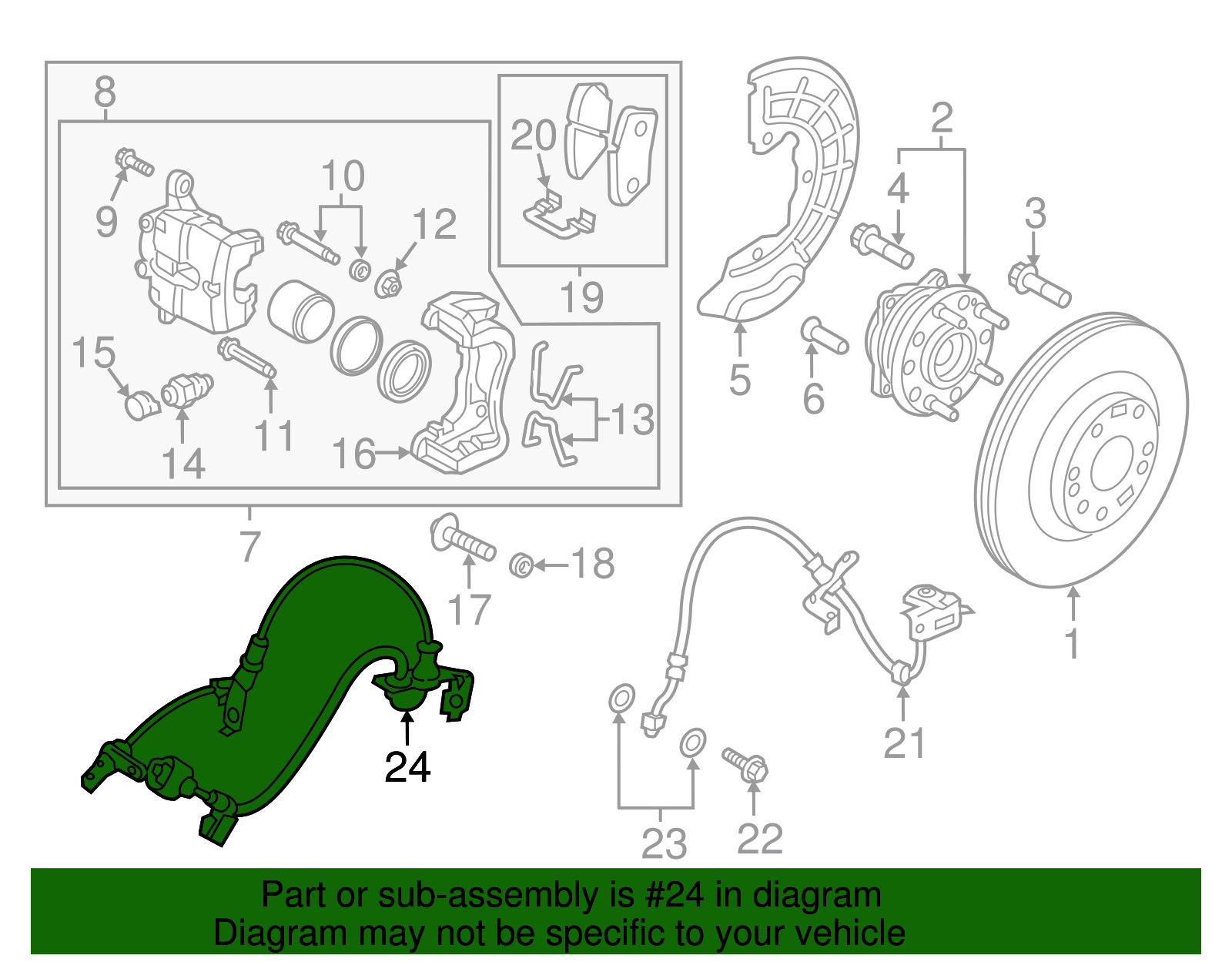 2017-2020 Kia Cadenza Front Speed Sensor 59830-F6000 | OEM Parts Online