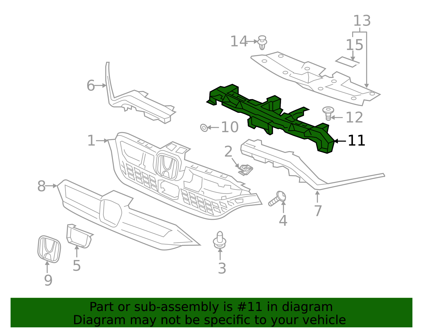 2020-2022 Honda CR-V Upper Support 71129-TLA-A50 | OEM Parts Online
