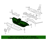 71121-TLA-A60 - Base Front Grille - 2020 Honda CR-V | Genuine Honda Parts