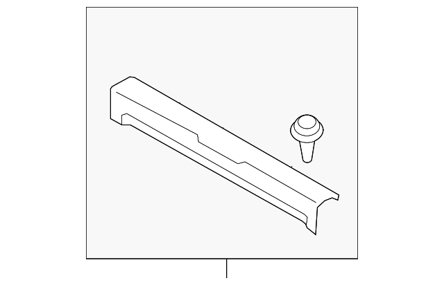 2014-2024 Mitsubishi Mirage Sill Trim 7240A129XA | Mitsubishi Parts ...