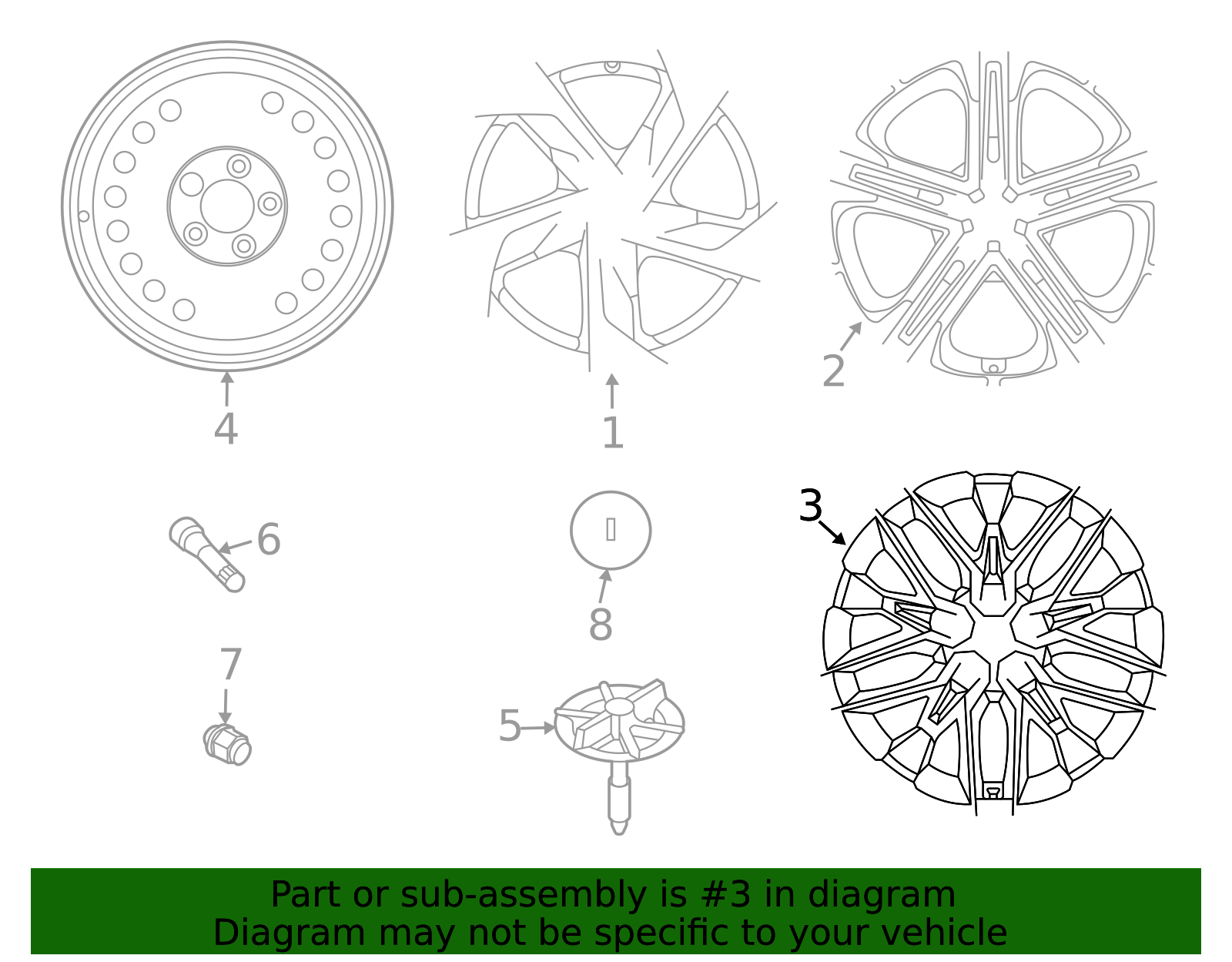 52906-L3430 - Wheel Assembly 2021-2024 Kia K5 | Kia.Parts Store