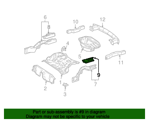 209-610-09-10 - Rail Extension 2004-2009 Mercedes-Benz | Mercedes-Benz ...