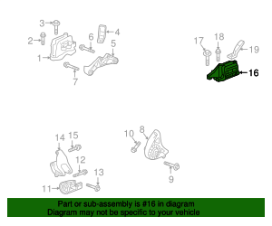 2017-2019 GM Transmission Mount 84499840 | AutoNationParts.com