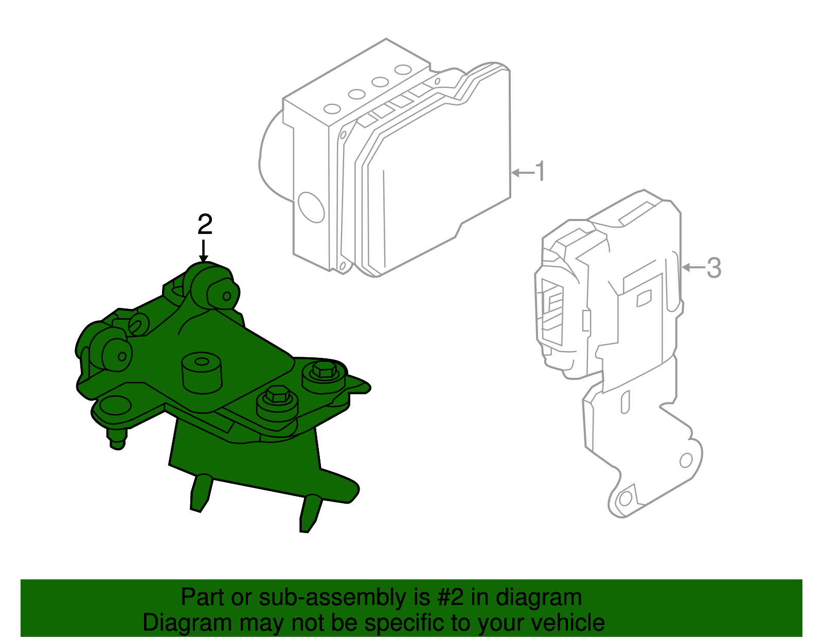 47840-4GF0A - High-Quality ABS Modulator Bracket for 2014-2020 Infiniti ...