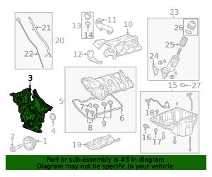 2017-2022 GM Timing Cover 12704639 GM | GMPartsDirect.com