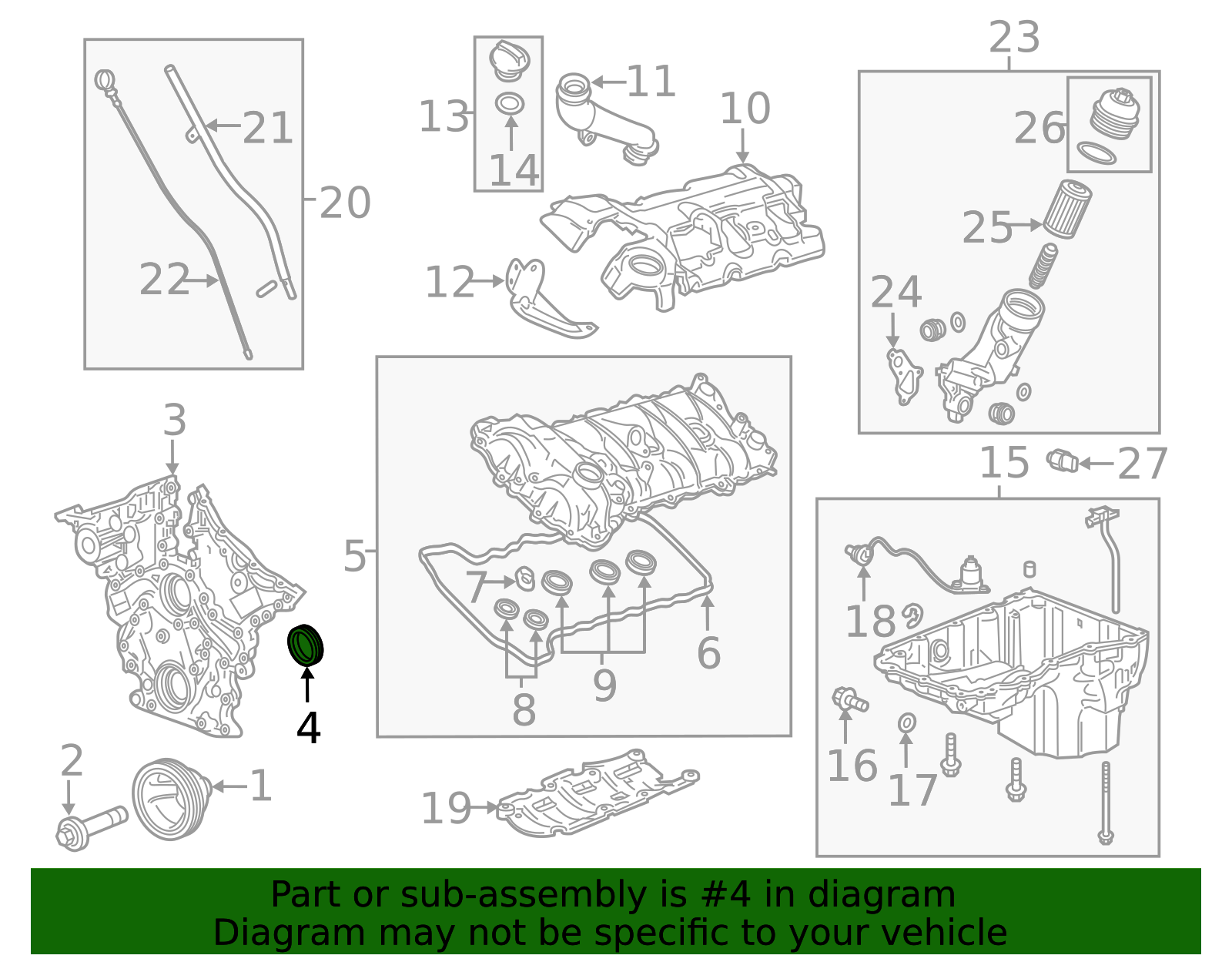 2014-2024 GM Housing (Replaces Part Number 12690013) 12715134 GM ...