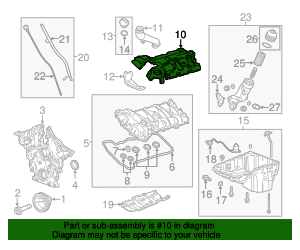 2016-2021 GM Valve Cover Insulator 12659896 | TascaParts.com