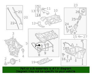 2016-2024 GM Valve Cover Gasket 12649908 GM | GMPartsDirect.com
