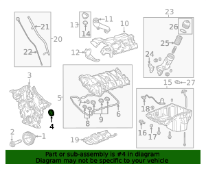 2014-2024 GM Rear Main Seal Retainer 12715134 | OEM Parts Online