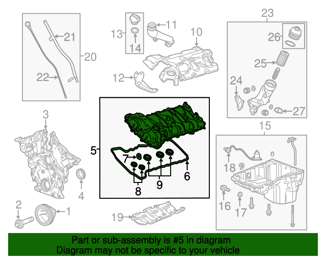 12690196 GM Valve Cover | GM Parts Store