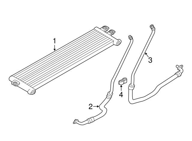 17212284540 - 2015-2021 BMW Engine Oil Cooler 172010 (17-21-2-284-540 ...