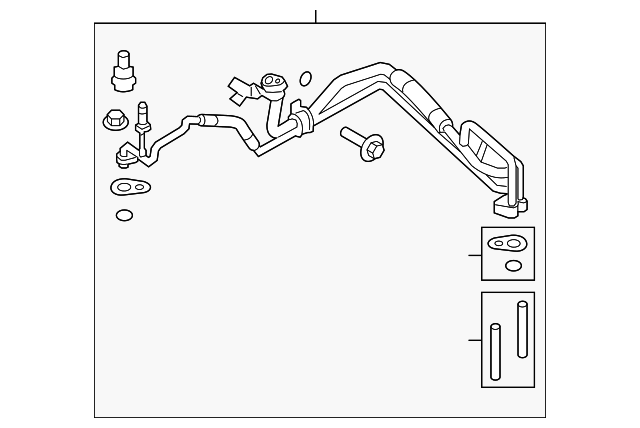 Genuine OEM Ford - A/C Refrigerant Suction Hose BB5Z-19867-B | OEM Ford ...