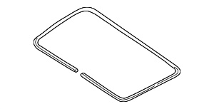 1999-2005 Volkswagen Sunroof Glass Gasket 8E0-877-297 | OEM Parts Online