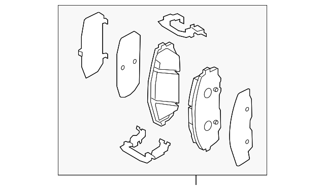 58101-A9A00 - Brake Pads Front 2015-2021 Kia Sedona | Kia.Parts Store