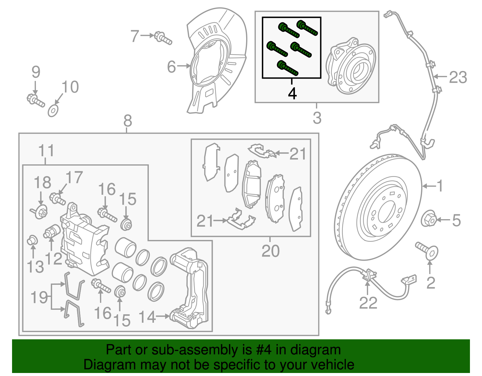 2015-2024 Kia Wheel Lug Stud 52755-3M000 | Kia Automotive Parts