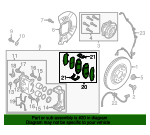 58101-A9A00 - Brake Pads Front 2015-2021 Kia Sedona | Kia.Parts Store