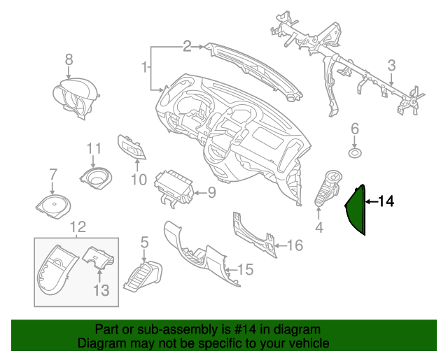 84765-2K000WKDS - Side Cover 2010-2013 Kia Soul | Kia.Parts Store