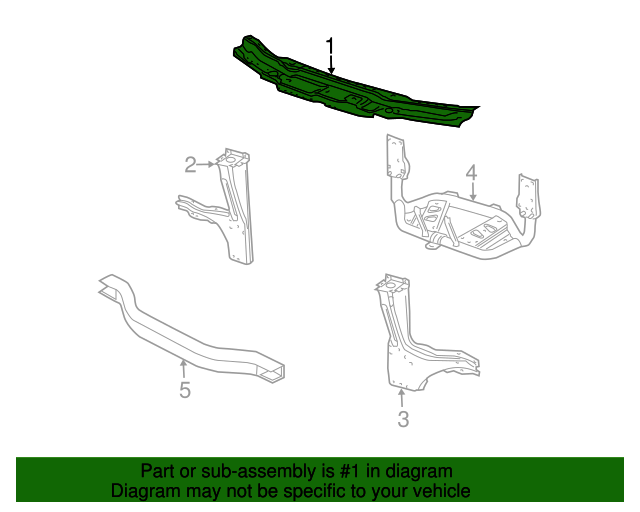 Genuine Upper Tie Bar for 2003-2012 Land Rover Range Rover | Land Rover ...