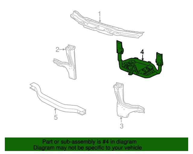 Genuine OEM Center Support Part# LR016868 Fits 2006-2012 Land Rover ...