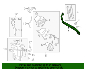 2018-2020 Lexus Wiper Arm 85221-11040 | OEM Parts Online