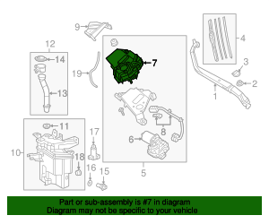 85112-11050 - Windshield Wiper Motor Cover 2018-2024 Lexus ...