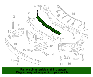 2012-2018 Mercedes-Benz Mount Panel 2188853865 | AutoNationParts.com