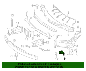 000-905-56-04-9999 - Parking Aid Sensor 2014-2024 Mercedes-Benz ...