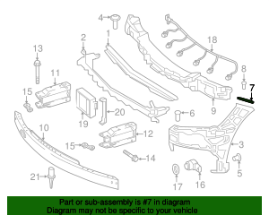 218-885-11-21 - Rail 2012-2018 Mercedes-Benz | Mercedes-Benz USA Parts
