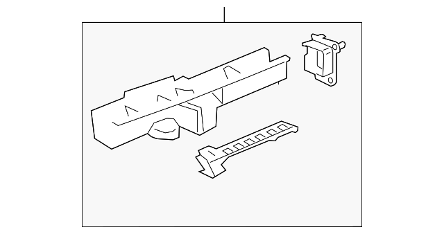 2018-2024 GM Passenger Side Underbody Rear Side Rail 84510126 GM ...