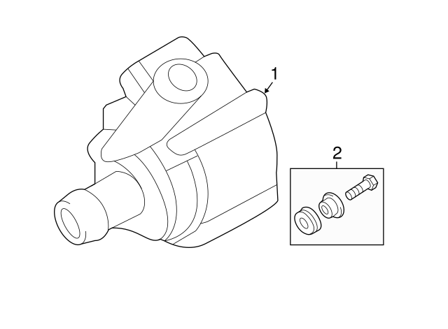 06H-121-601-P - Auxiliary Pump 2015-2023 Audi | Audi OEM Parts