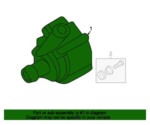 06H-121-601-P - Auxiliary Pump 2015-2023 Audi | Audi OEM Parts