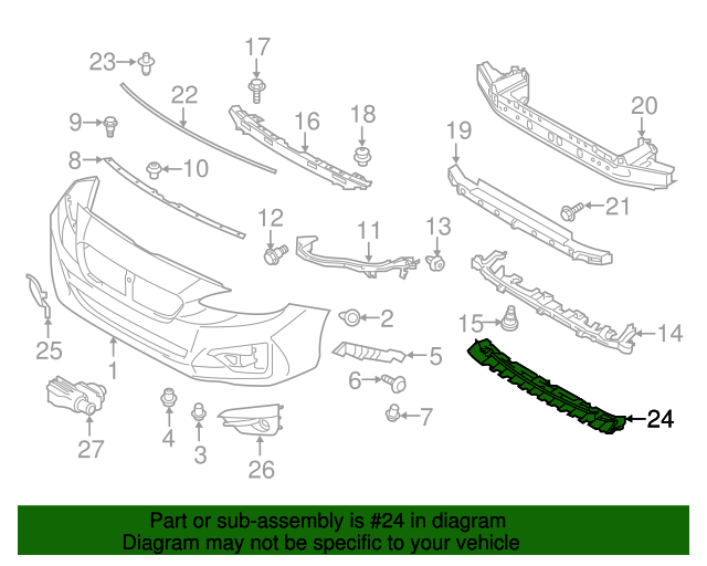 2017-2019 Subaru Impreza OEM NEW 2017-2019 Subaru Impreza Premium Sport ...