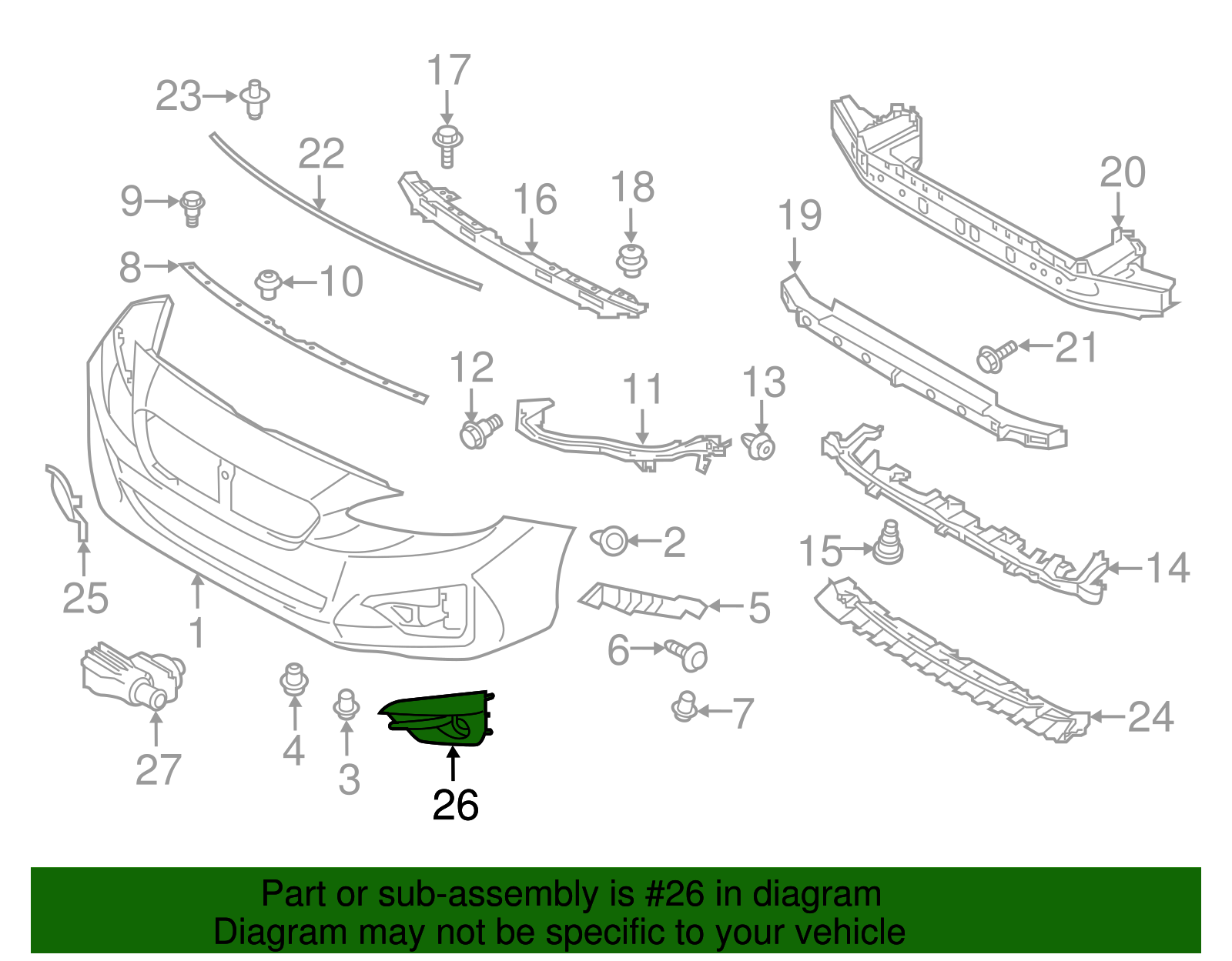 2017-2019 Subaru Impreza Bezel 57731FL20A | OEM Parts Online