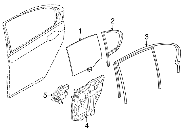 51359481275 - 2016-2022 BMW Window Channel (51-35-9-481-275) | BMW of ...