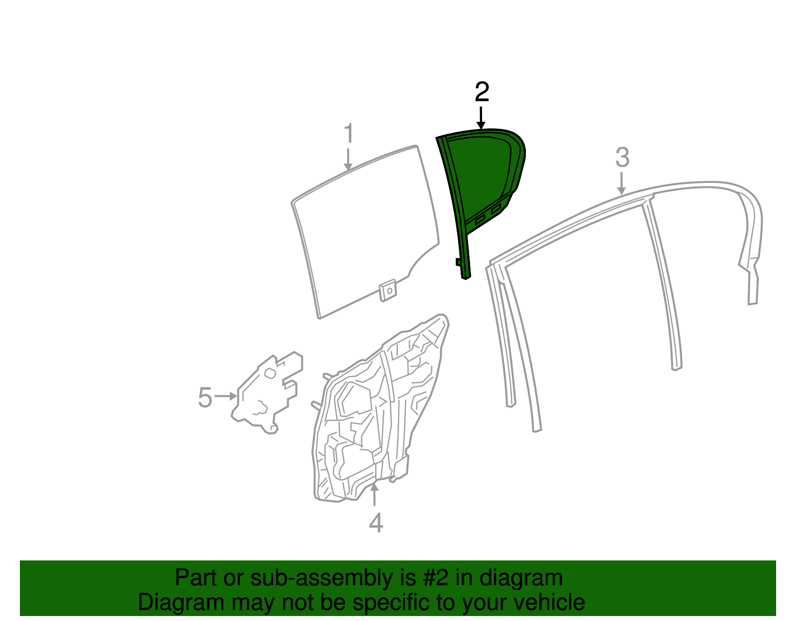 2016-2019 BMW Fixed Glass 51-35-7-384-218 | BMW Parts Online Hub
