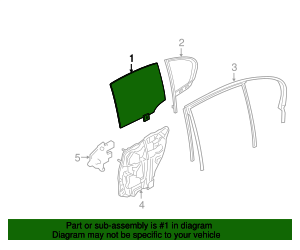 51358497205 - 2016-2021 BMW Door Glass (51-35-8-497-205) | BMW of South ...