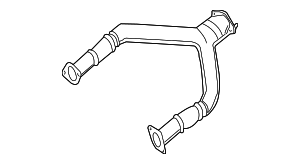 2007-2009 Nissan 350Z Front Pipe 20020-EV00A | Boro Nissan Parts