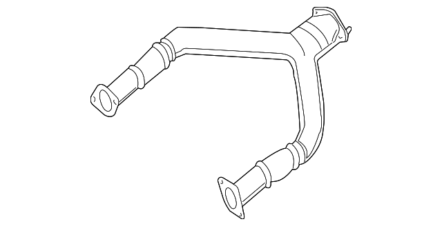 2007-2009 Nissan 350Z Front Pipe 20020-EV00A | Boro Nissan Parts