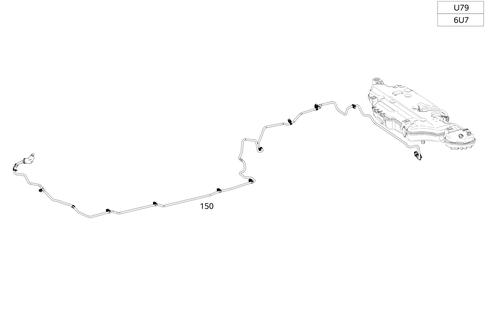 Adblue Container and Lines for 2016 Mercedes-Benz CLA 250 | Mercedes ...