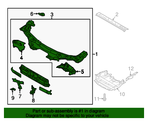 2016-2024 Mazda MX-5 Miata Radiator Support N243-53-100A | OEM Parts Online
