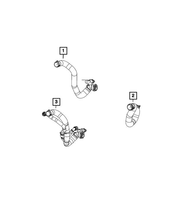 2025 Ram 1500 Radiator Outlet Hose 68564572AA | My Mopar Parts