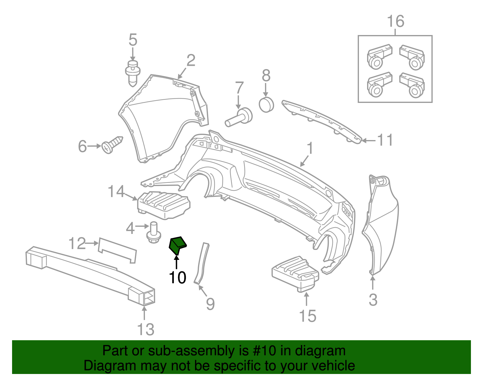 71505-STK-A00 - Side Cover Bracket 2007-2012 Acura RDX | AutoNation Parts