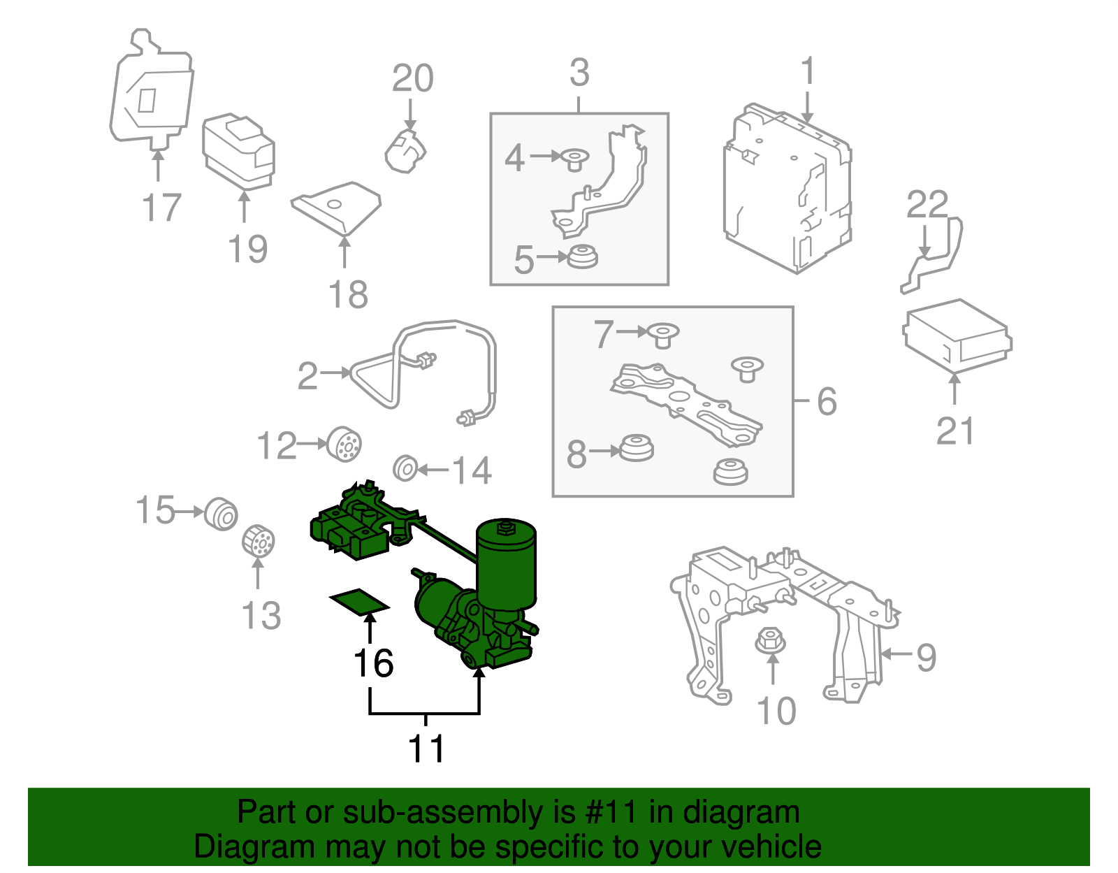 2008-2010 Toyota Highlander Power Brake Booster 47070-48020 | OEM Parts ...
