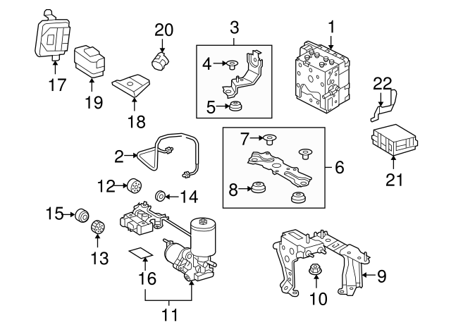 2008-2019 Toyota Highlander Yaw Rate Sensor 89180-48080 | Toyota Parts ...